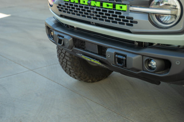 DV8 Offroad 2021 Ford Bronco Capable Bumper Slanted Front License Plat ...