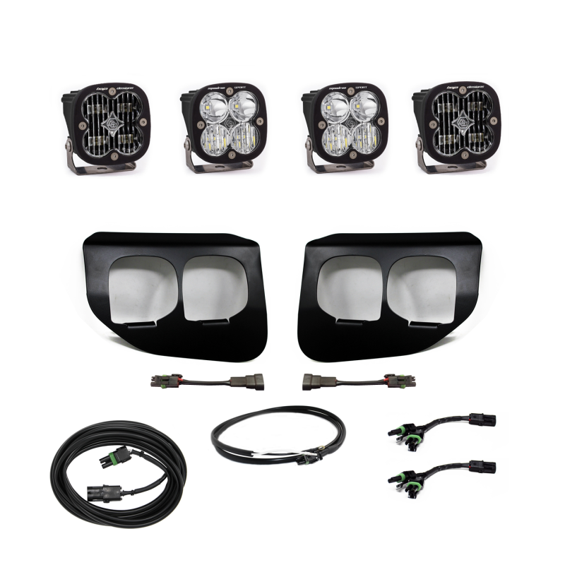 Baja Designs Ford Super Duty (20-On) Fog Lights Dual FPK SAE/Sport DC ...