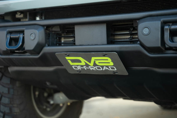 DV8 Offroad 2021 Ford Bronco Capable Bumper Slanted Front License Plat ...